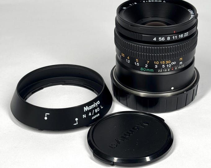 Mamiya N 80mm F/4 L Lens for Mamiya 7/7ii Medium Format Film Cameras - Etsy