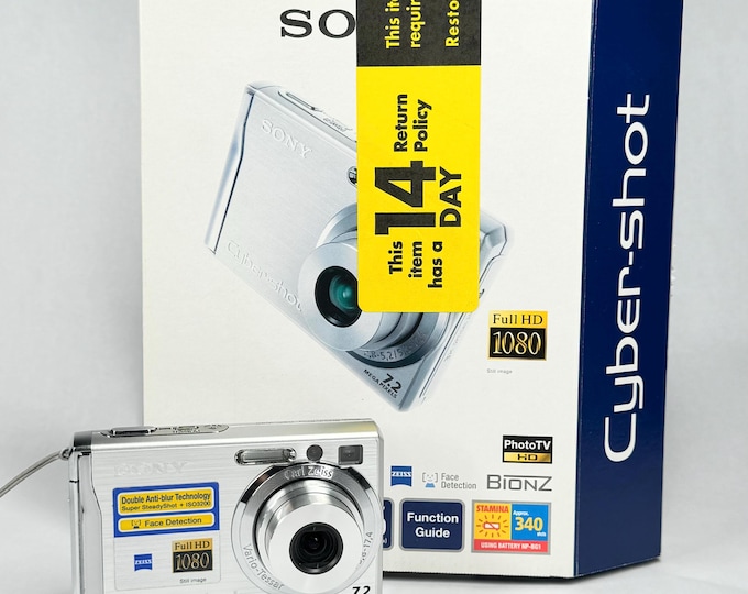 Vintage Sony Cyber-shot DSC-W80 Compact Y2K Point-and-shoot Digital ...