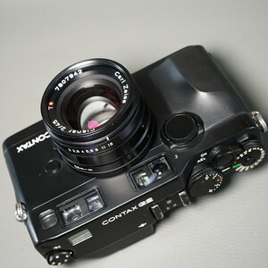 Vintage CONTAX G2 BLACK Autofocus Rangefinder Camera W/ Zeiss Planar T ...