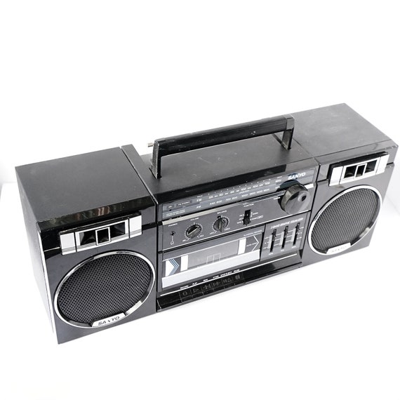 GE 3-5677A Boombox Ghetto Blaster Portable Audio Vintage Retro Cassette ...