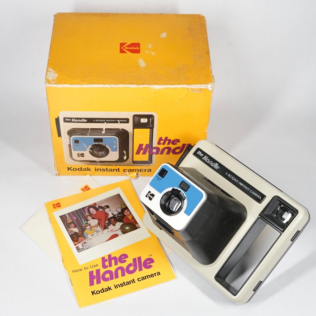 Vintage 70's KODAK the Handle Instant Film Camera - Etsy