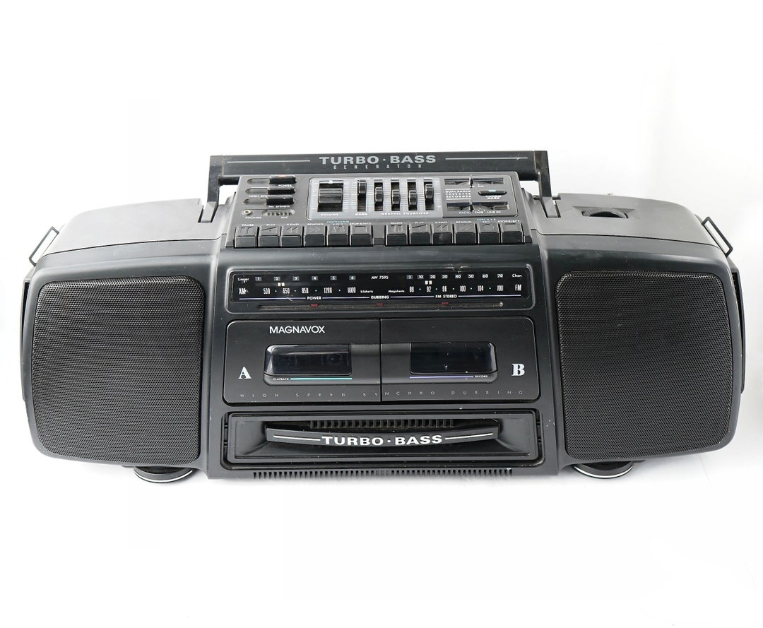 Vintage 80's Magnavox AW-7590 TURBO BASS Boombox - Etsy