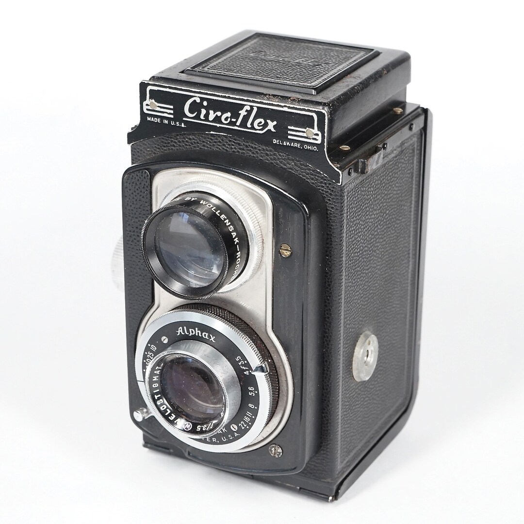 Vintage Ciro-flex Model B TLR Camera W/ Alphax Wollensak Velostigmat ...