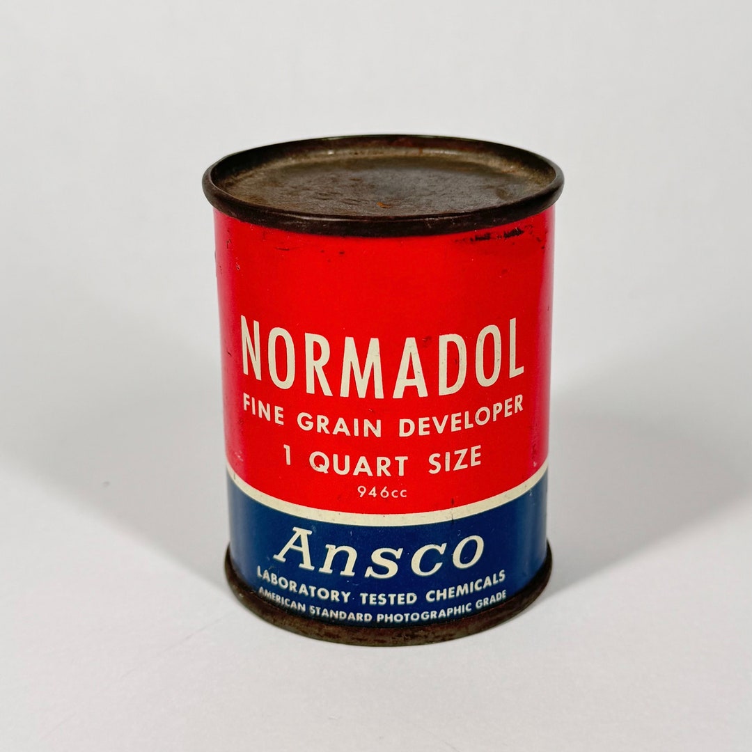 Vintage 1940's Ansco NORMADOL Developer Darkroom Photographic Chemical ...