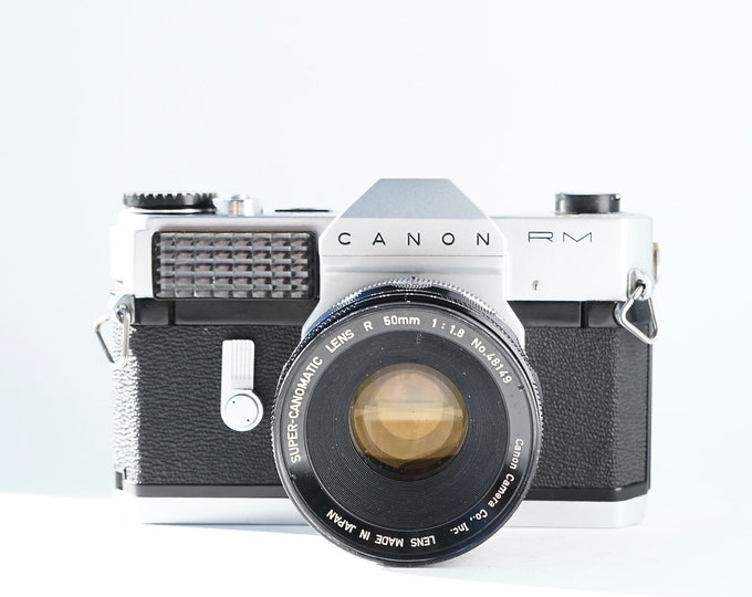 Vintage Canon Canonflex RM 35mm Film SLR Camera With Super-canomatic ...