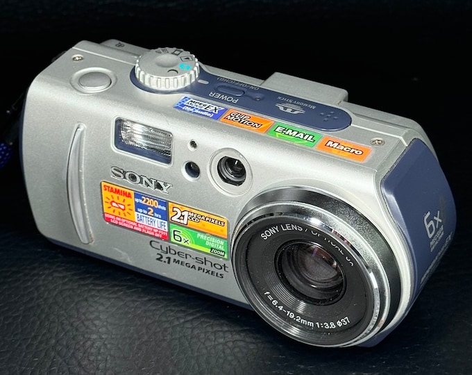 Vintage Sony Cyber-shot DSC-P50 Compact Y2k Point-and-shoot Digital ...