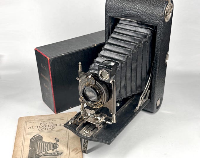 Antique 1920's Eastman Kodak No. 3A Autographic Folding 122 Film Camera ...