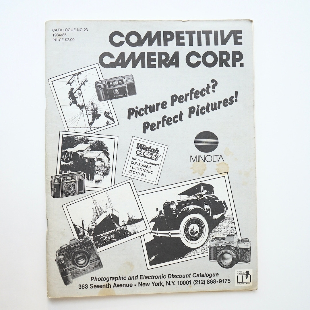 Vintage 1984/85 Competitive Camera Corp Camera and Photographic ...