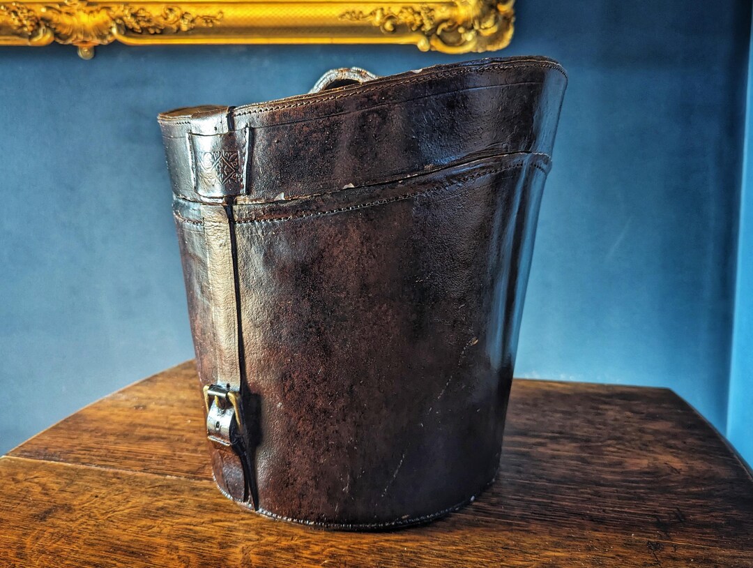 Antique Late Victorian Hat Box - Etsy UK