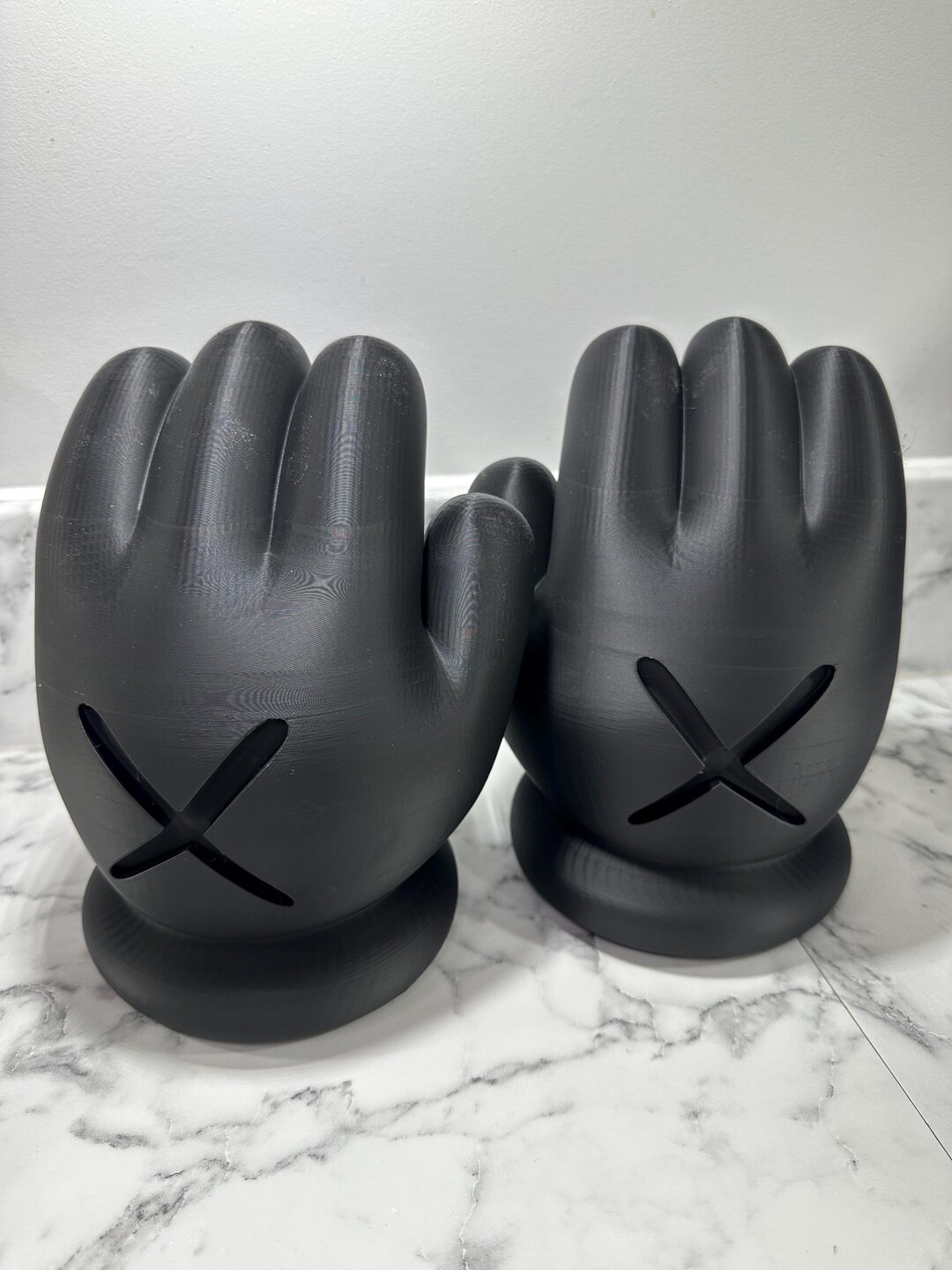Kaws Hand Gloves Minimalist Hand Sculpture Set Contemporary Art Decor ...