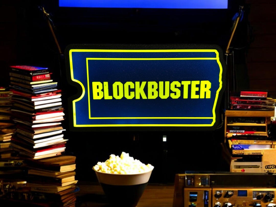 Blockbuster Led Sign - Etsy