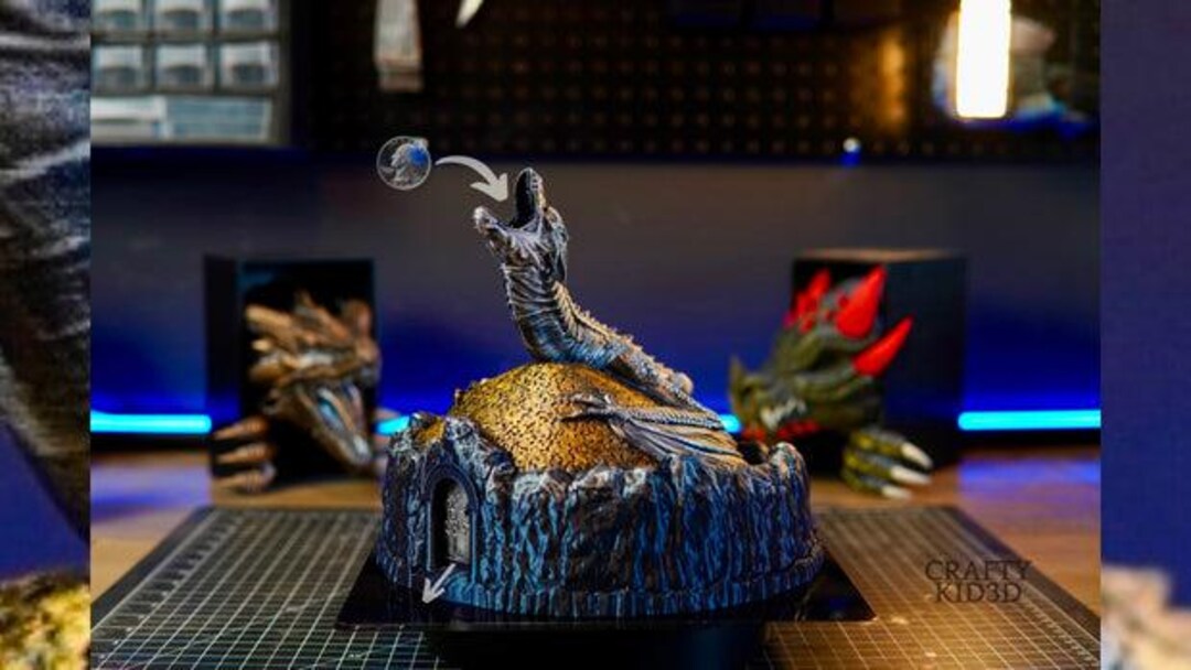 Dragon Coin Bank, Fantasy-themed Money Box, Unique Home Decor for ...