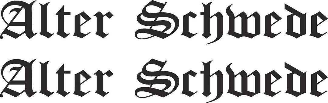 Alter Schwede Lettering Sticker Truck 25 Cm VOLVO Truck Sticker - Etsy