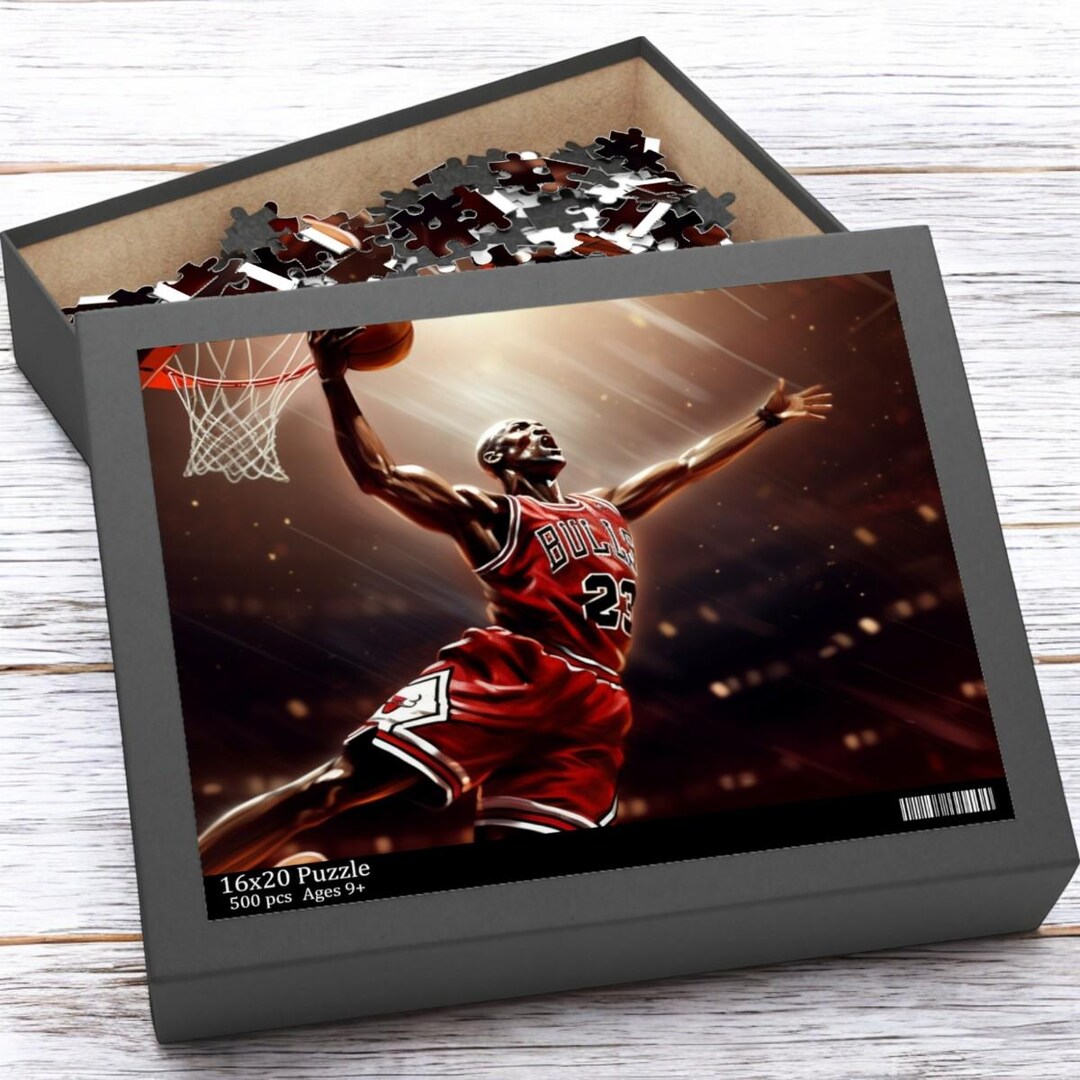 Michael Jordan Puzzle 120, 252, 500 Pieces Gift for Basketball Fans ...