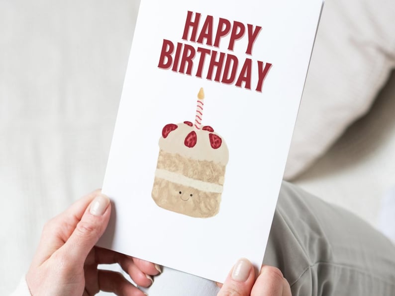 Jellycat Birthday Card, Happy Birthday Card, Adorable Card for Her ...