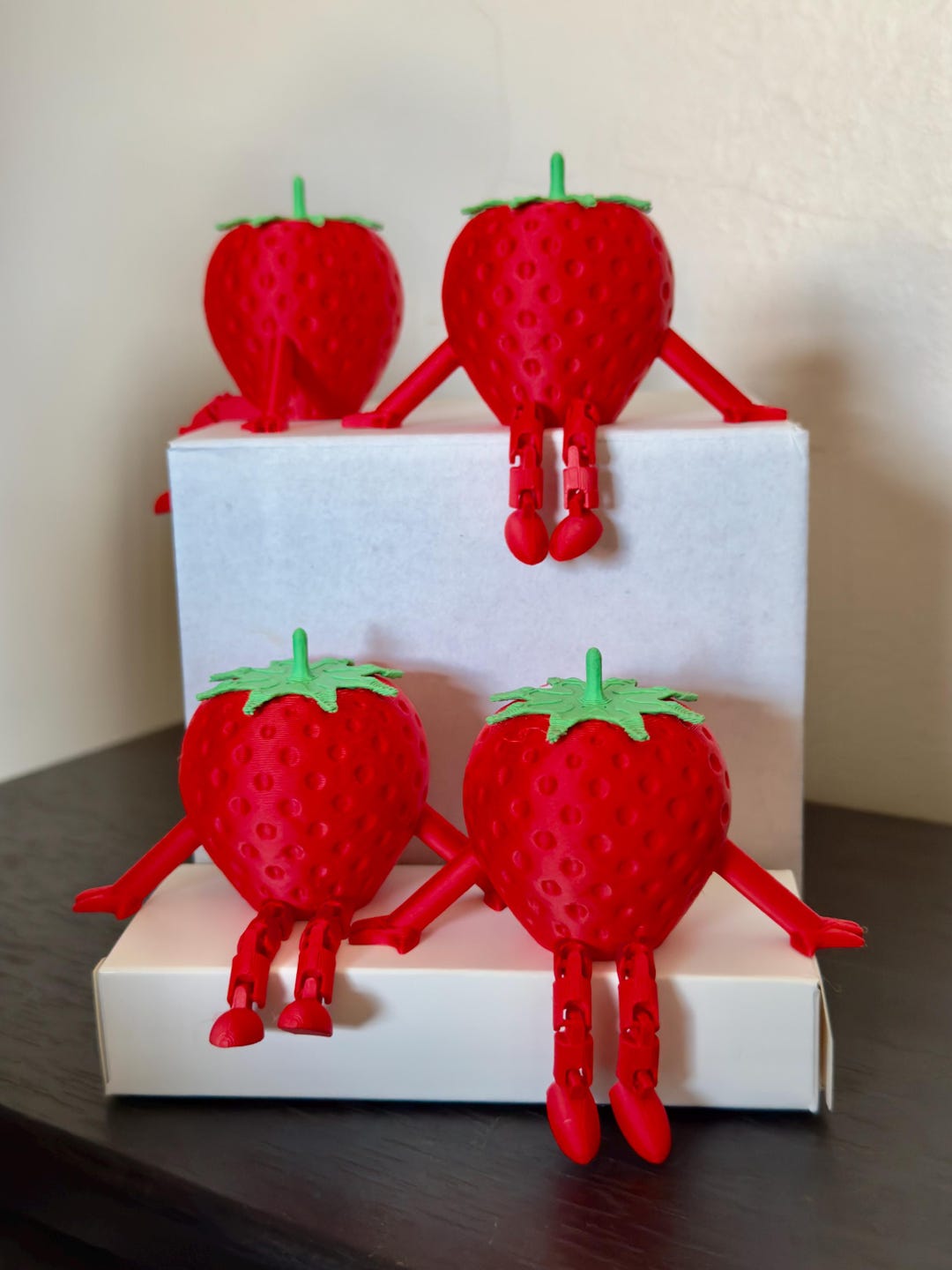 Cute Strawberry Kawaii Figurine: Brighten up Your Space With a Super ...