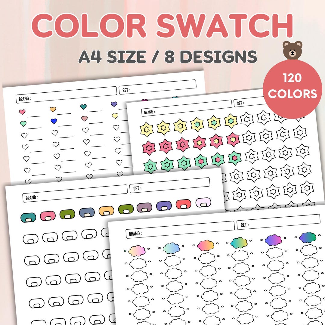 Color Swatch, Color Swatch Cards, Color Swatch Test, Blank Color Card ...