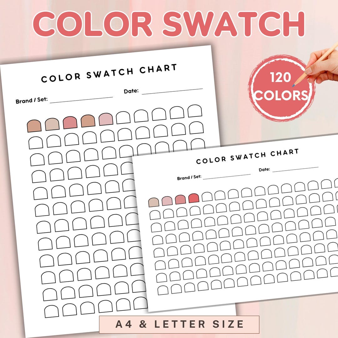 Color Swatch, Color Swatch Cards, Color Swatch Test, Blank Color Card ...