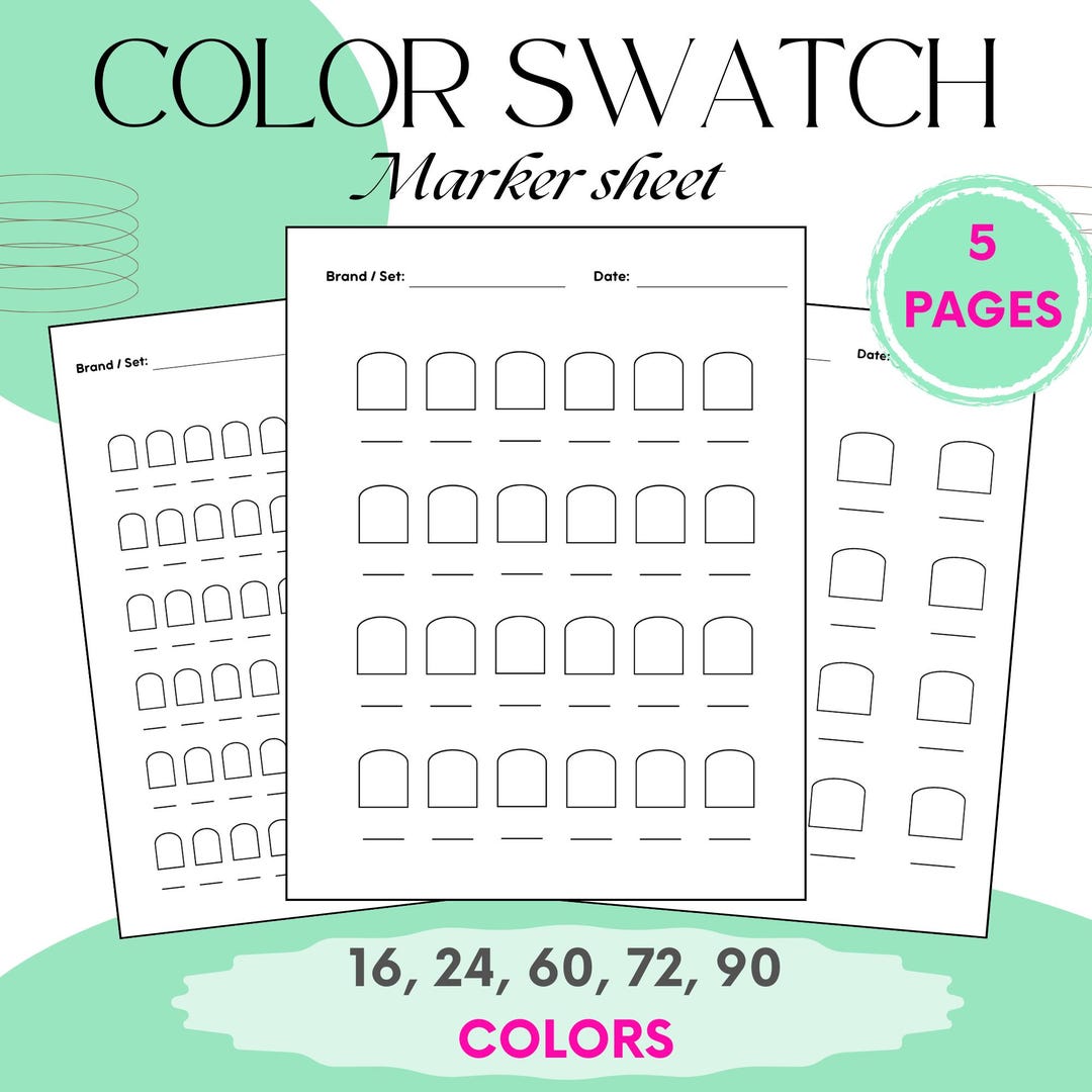 Color Swatch, Color Swatch Cards, Blank Color Card, Cozy Swatch ...