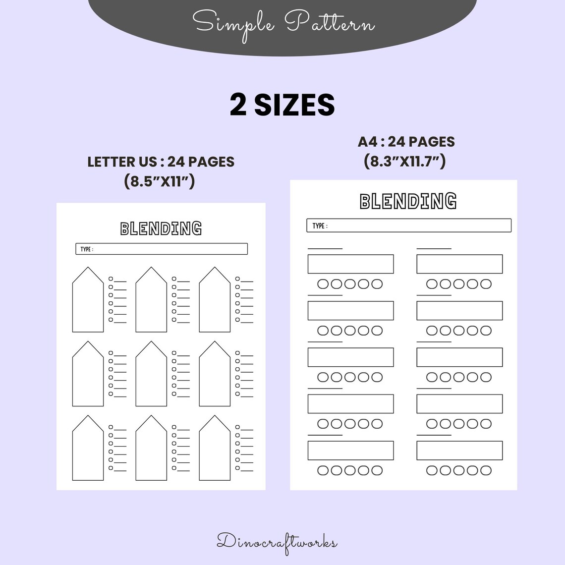 Kawaii Color Blending Chart: Marker Swatch Template (printable PDF) - Etsy