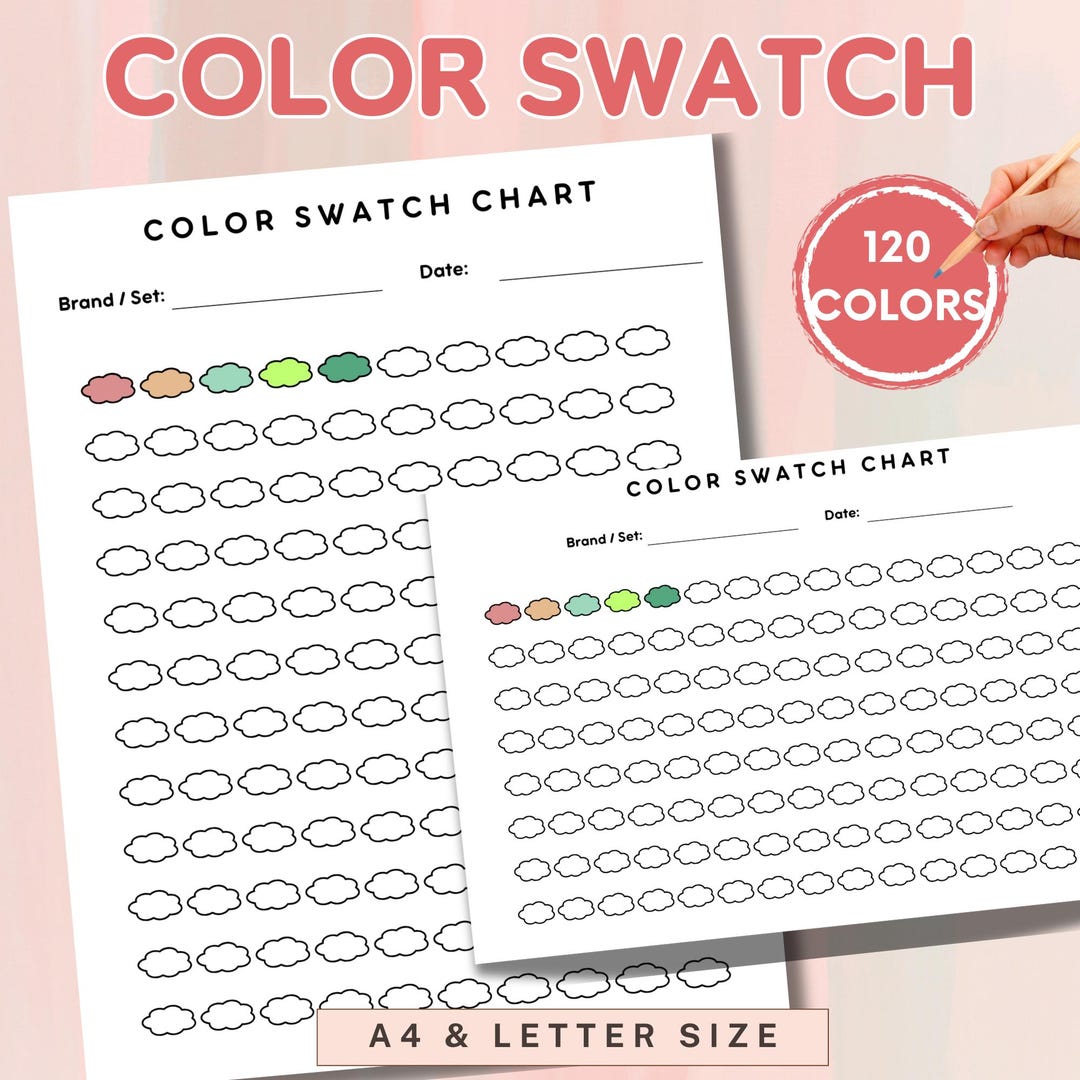Color Swatch, Color Swatch Cards, Color Swatch Test, Blank Color Card ...
