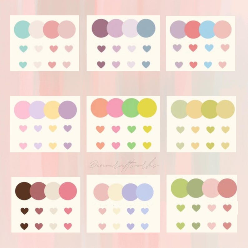 Printable Color Swatch Card: 60 Colors, A4 (PDF) - Etsy