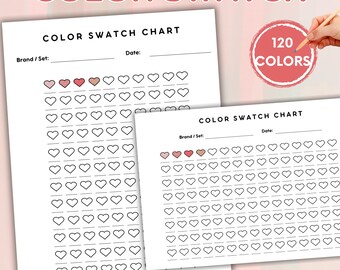 Color Swatch, Color Swatch Cards, Color Swatch Test, Blank Color Card ...