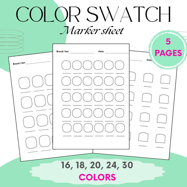 Color Swatch, Color Swatch Cards, Blank Color Card, Cozy Swatch ...