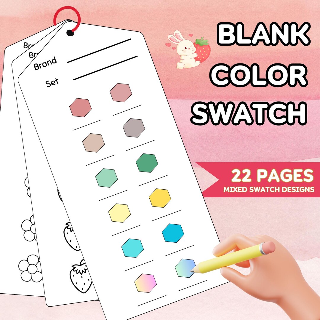 Color Swatch, Color Swatch Cards, Color Swatch Test, Blank Color Card ...