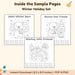 Winter Coloring Pages for Kids: Holiday Activity Bundle (digital ...