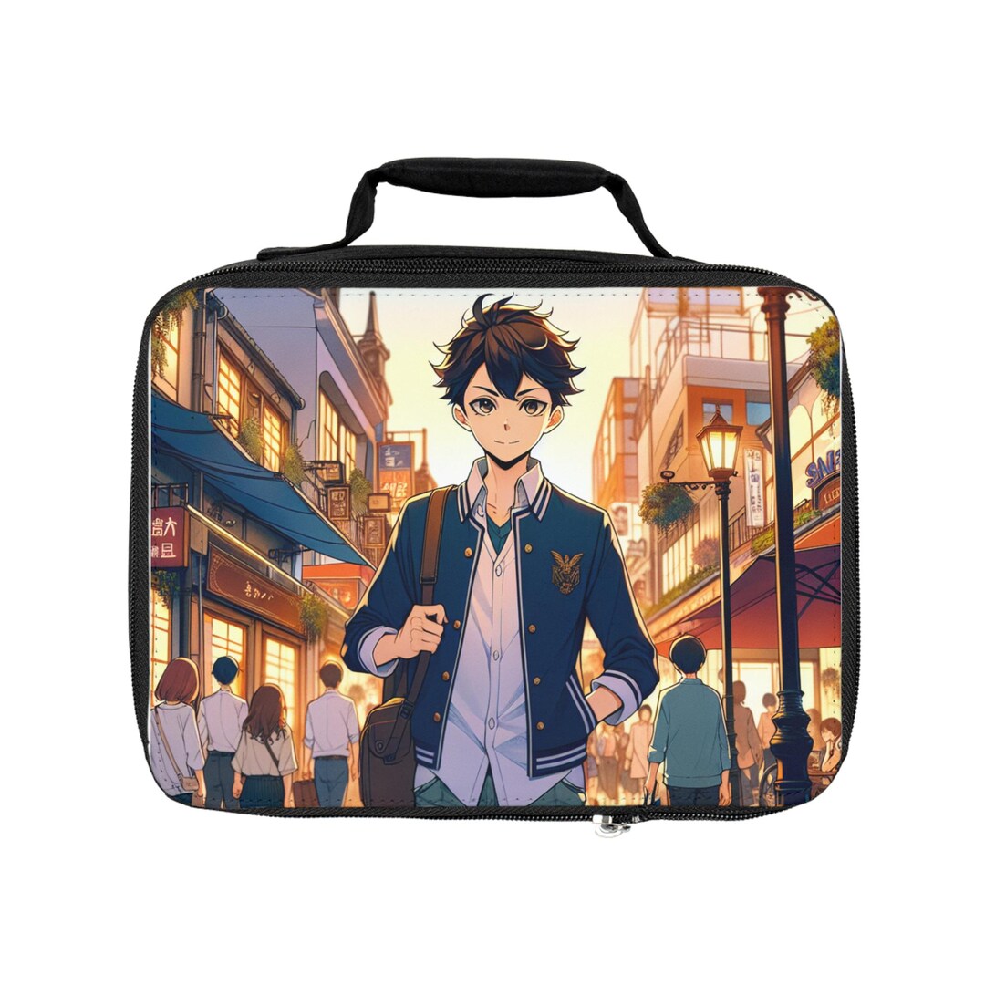 Personalized Anime Lunch Box: Kawaii Japanese Manga Design for School ...
