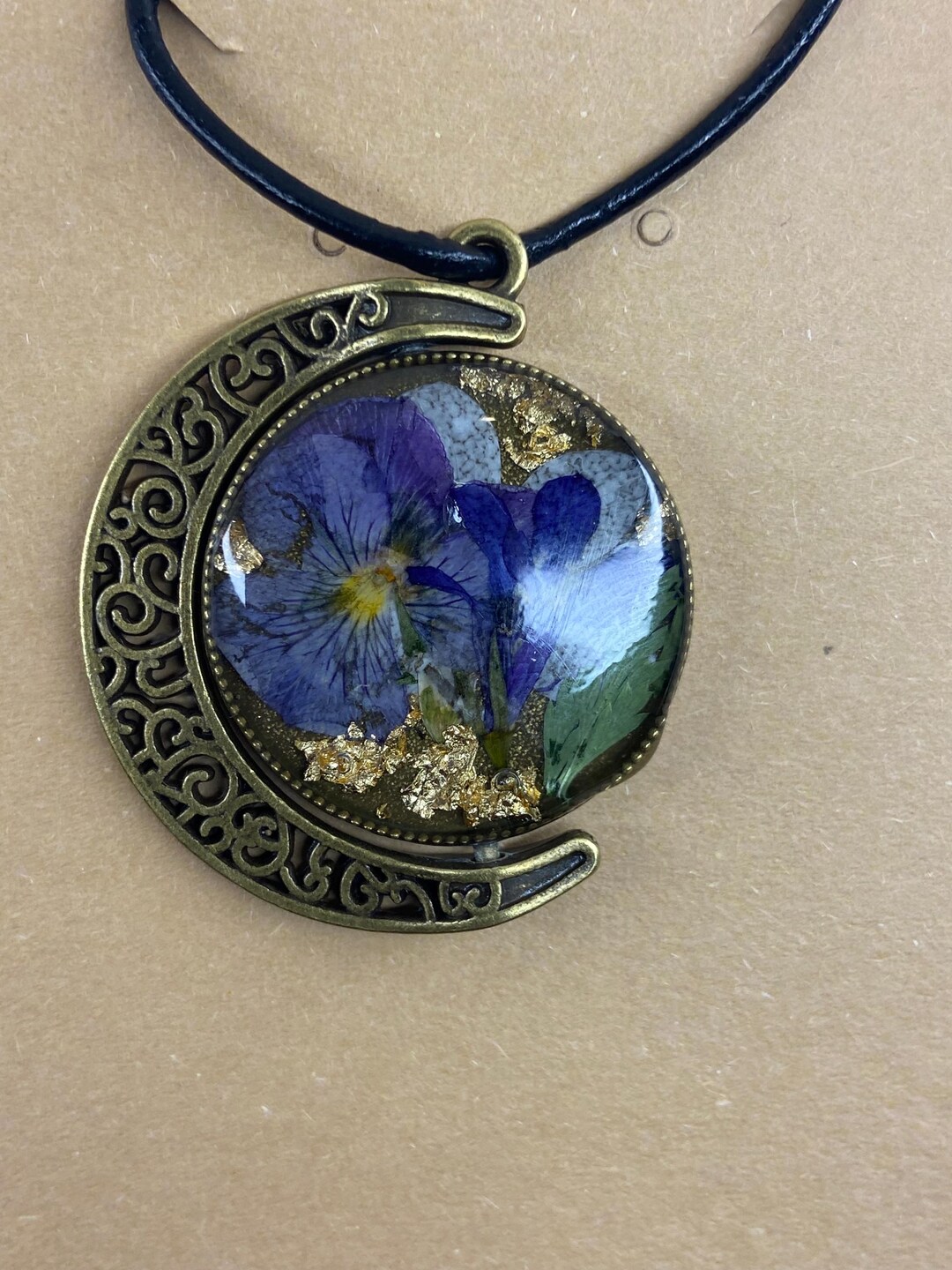 Bewitched Blue - Blue Florals With Gold Flakes - Etsy