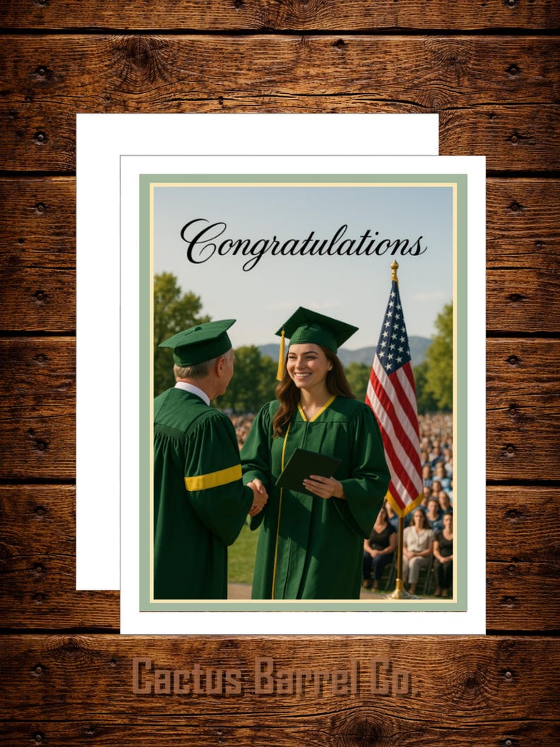 Cheers to Her Bright Future! Graduation Day Celebration Card - Etsy
