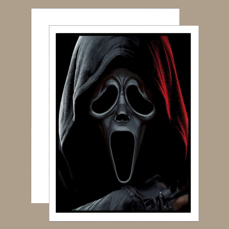 Red Ghostface Mask - Etsy