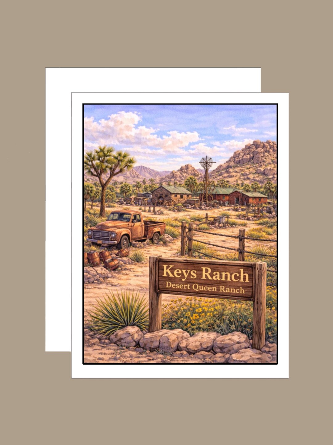 Welcome to Keys Ranch, Desert Queen Homestead - Etsy