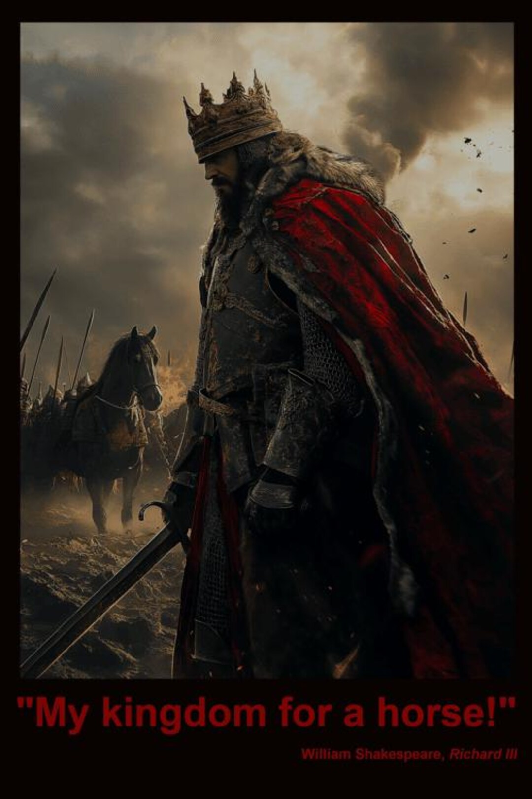 Poster Inspired by Richard III by W. Shakespeare - Etsy