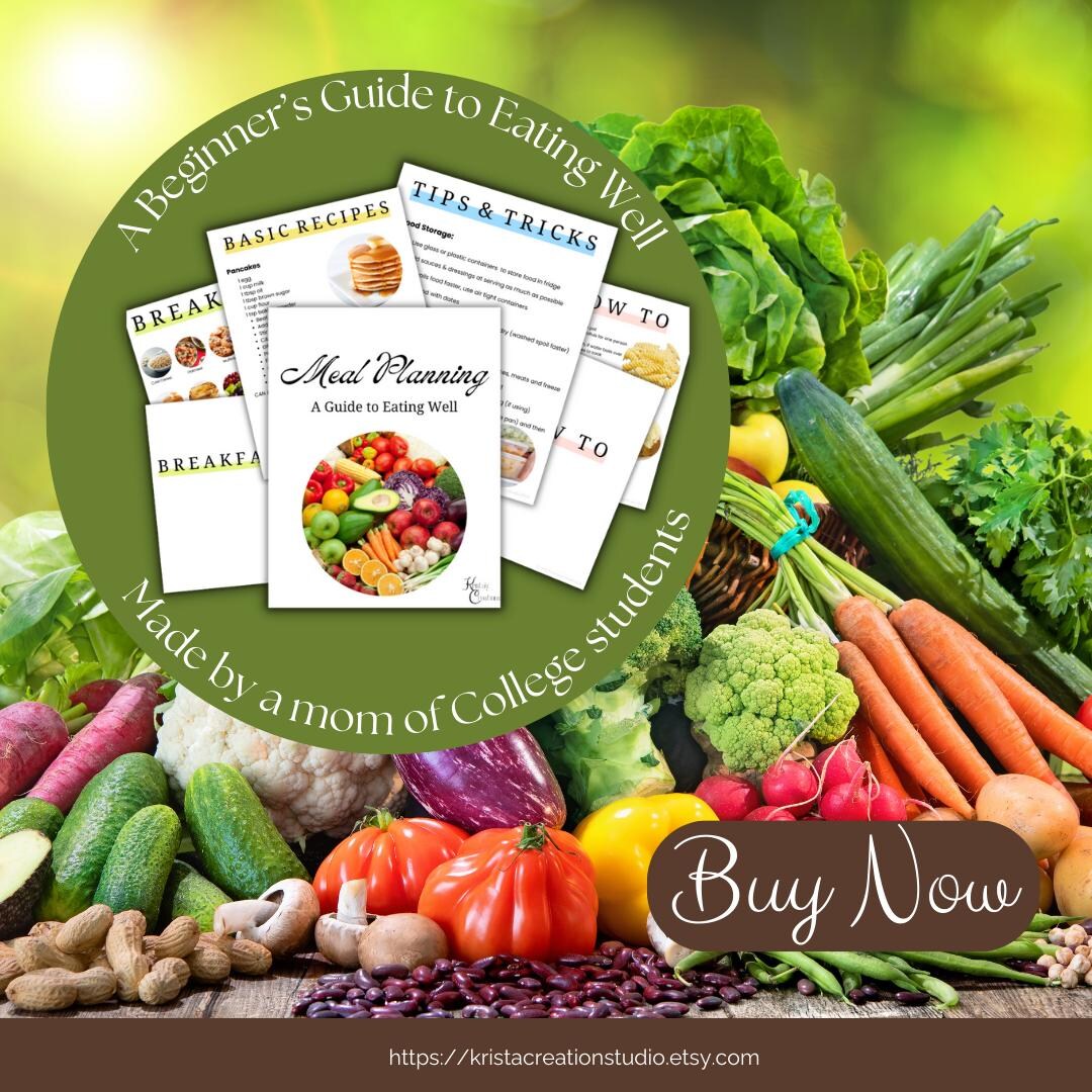 Beginner's Guide to Eating Well. Meal Planning the Easy Way for College ...