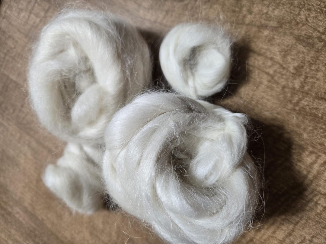 Suri Alpaca Fiber Roving: Hand Combed, Hand Diz - 2.9 Oz - Etsy