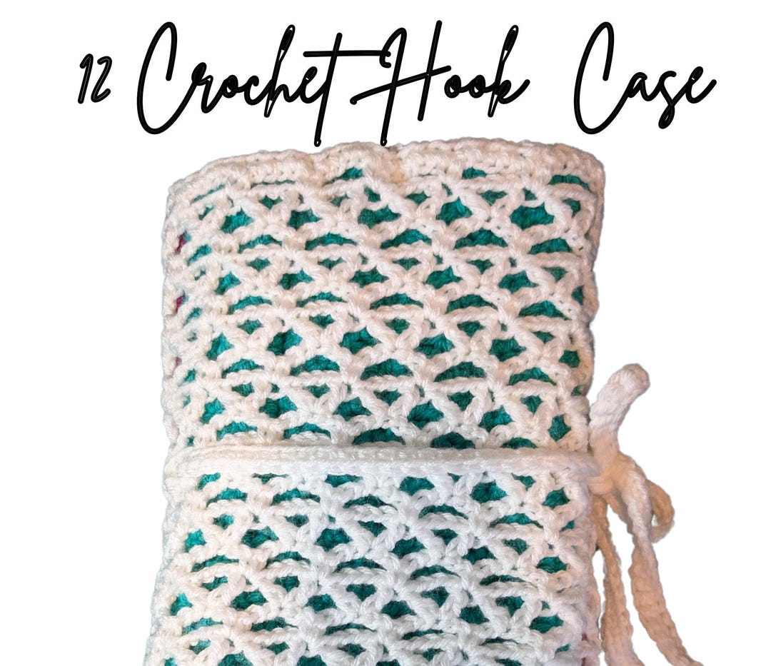 Crochet Pattern Crochet Hook Case Pattern With Pockets PDF Tutorial ...
