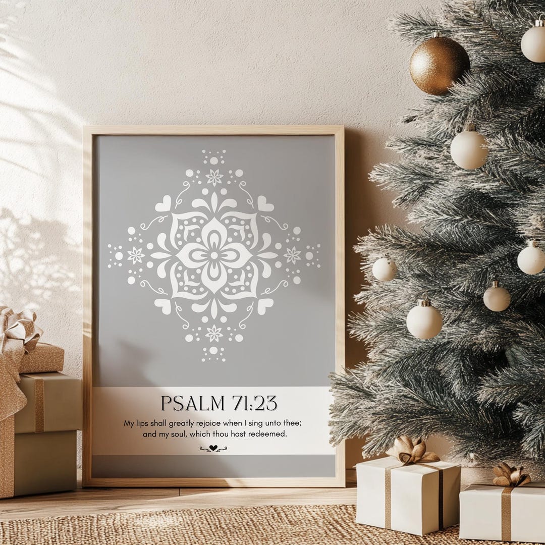 Wall Art Printable Christian Image, Featuring a Motif Inspired by the ...
