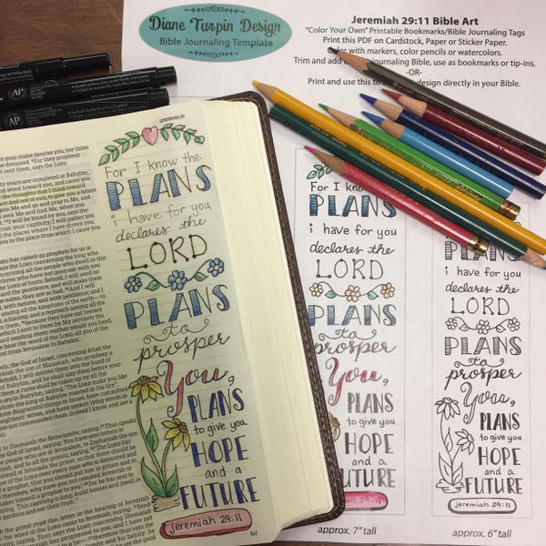 Bible Journaling Bible Verse Art Bible Verse Print Great for Faith ...