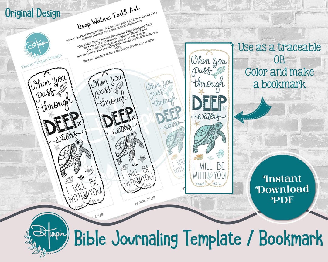 Bible Journaling Verse Art - Margin Art - Coloring Bookmark Featuring ...
