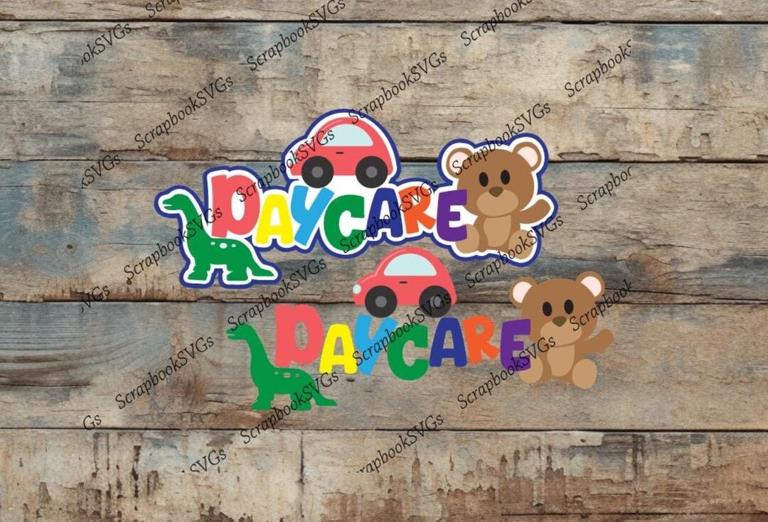 SVG Daycare Boy Title Girl Paper Piecing Scrapbook Title Kids Shirt ...