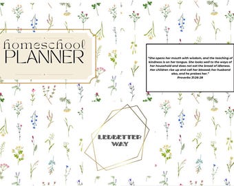 Homeschool Planner; Multiple Children; Homeschool; Planner; Undated ...
