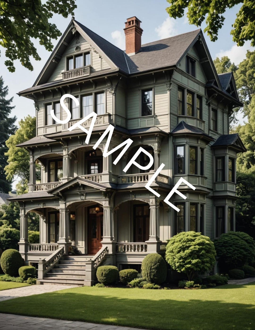 Old House Poster Made for Print-out - Etsy