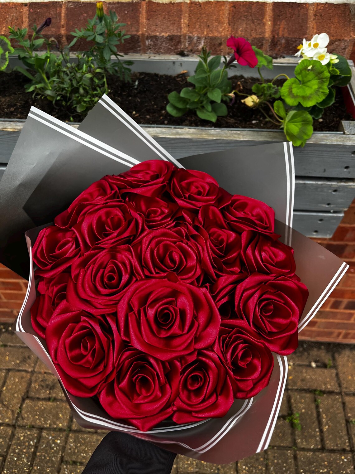 The Lovers Red Rose Eternal Bouquet - Etsy