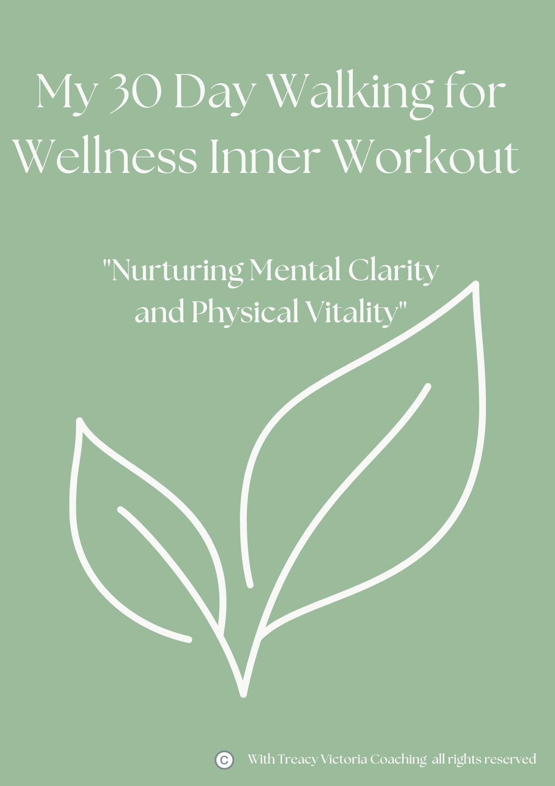 30 Day Walking for Wellness Inner Workout - Health -wellness - Walking ...
