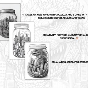 46 Coloring Pages With Godzilla and New York, New York City Coloring Sheets PDF, City Coloring ...