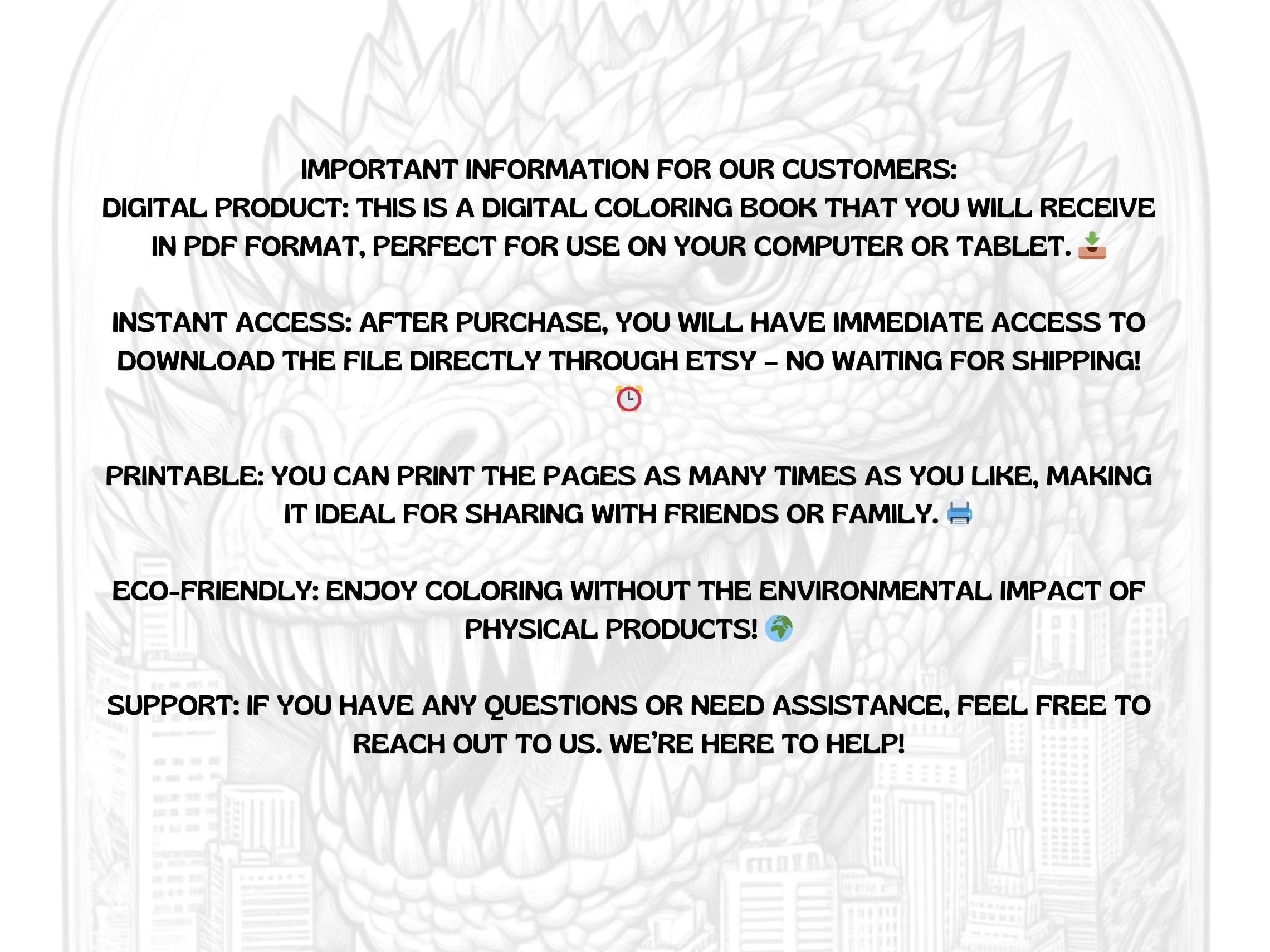 46 Godzilla and New York Coloring Pages, New York Coloring Book, Buildings Coloring for Adult ...