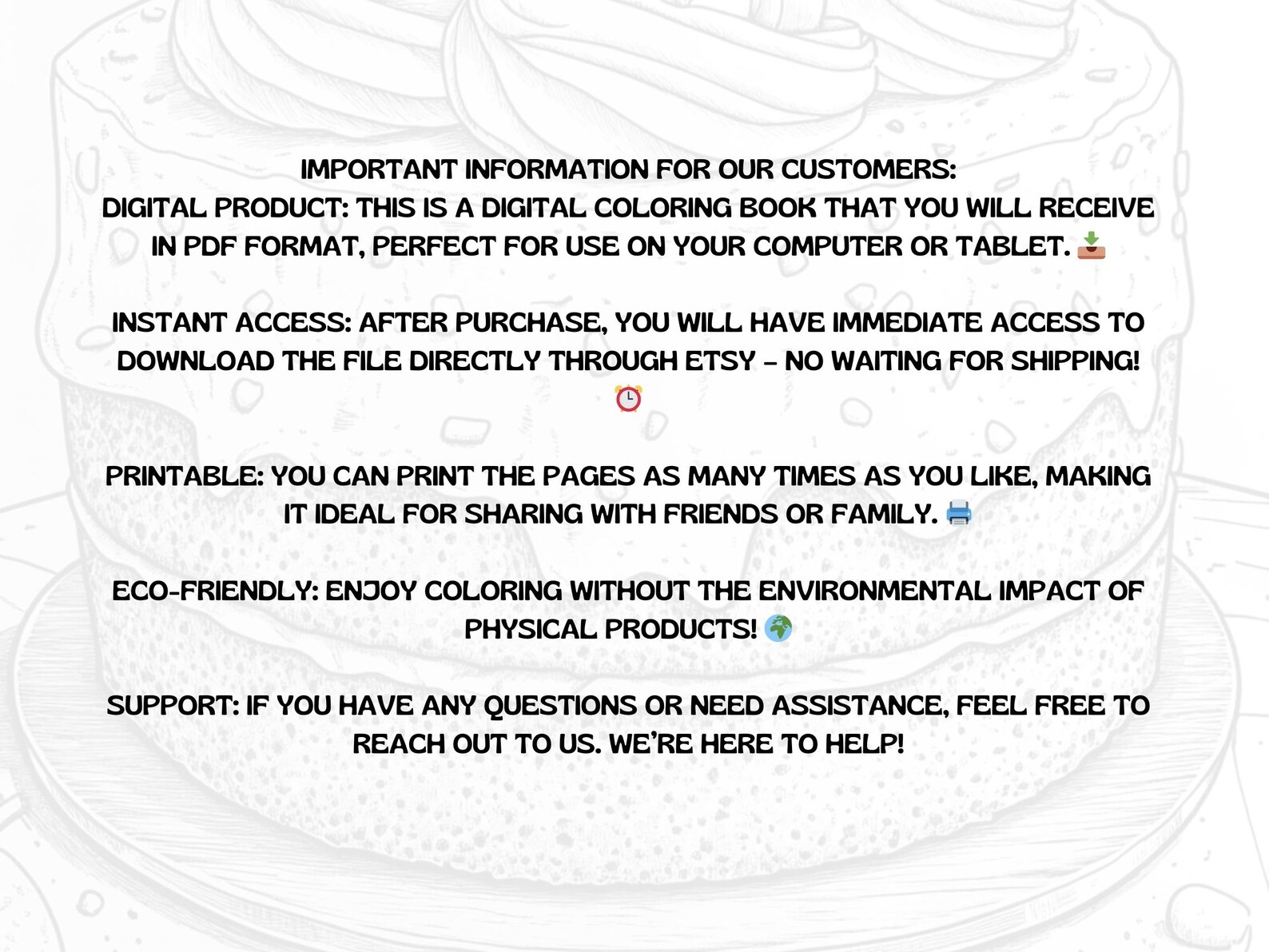 46 Food Art Coloring Pages, Edible Coloring Sheets, Coloring Book for ...